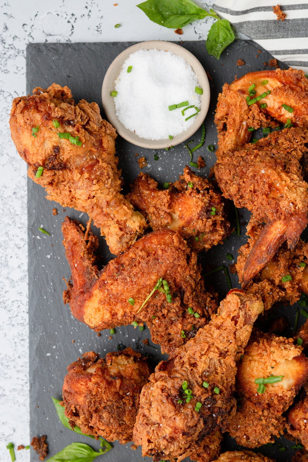 Pesto Buffalo Fried Chicken - Jennifer Meyering