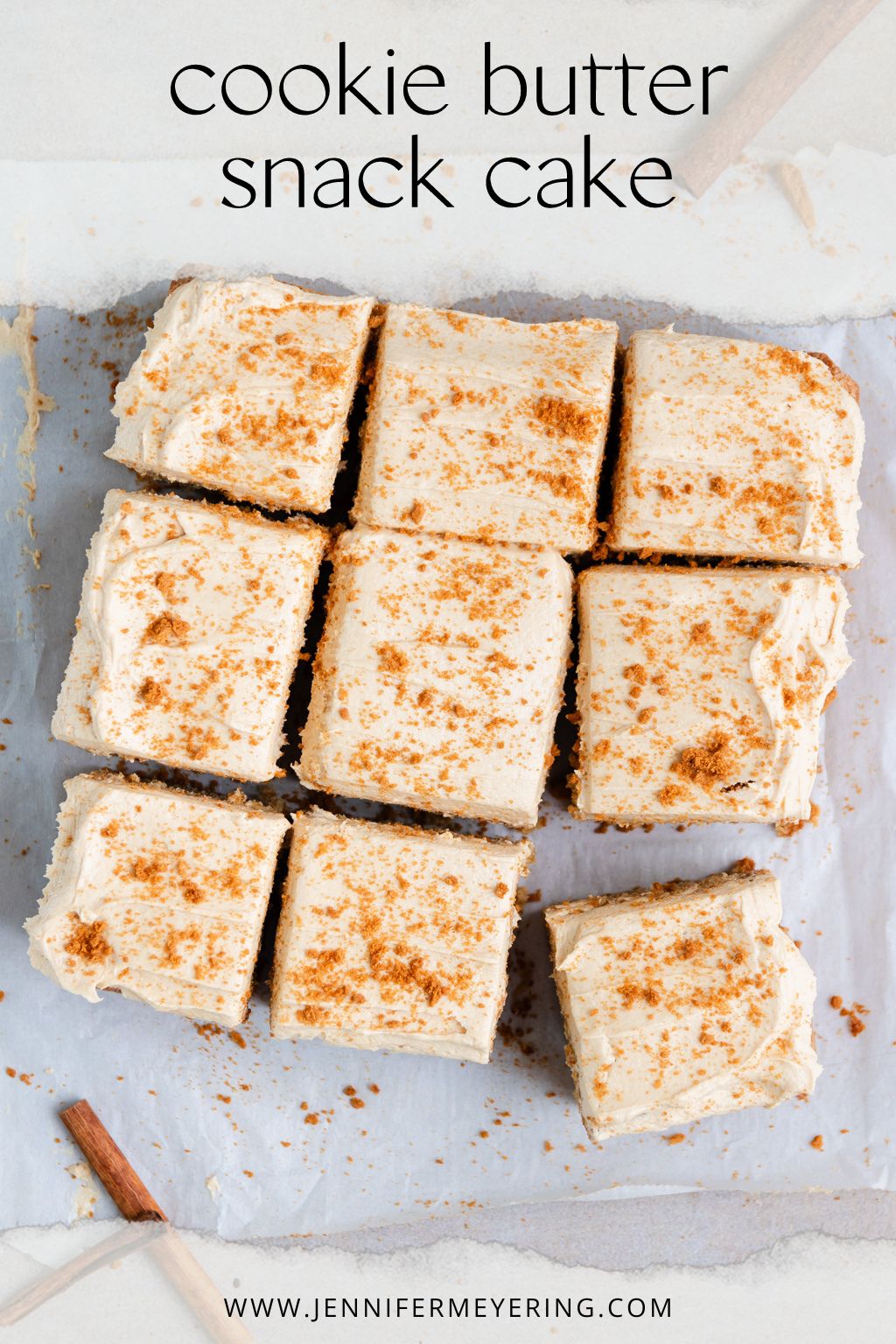 Cookie Butter Snack Cake - Jennifer Meyering
