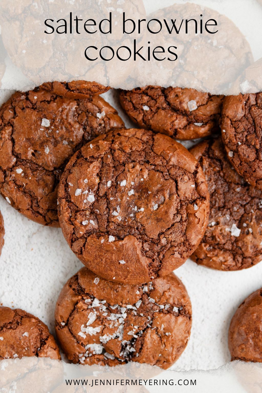 Salted Brownie Cookies - Jennifer Meyering
