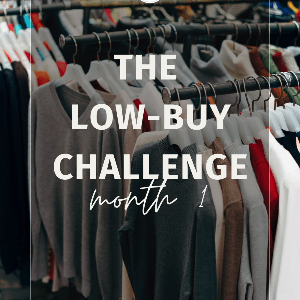 The Low-Buy Challenge: Month 1 - Jennifer Meyering